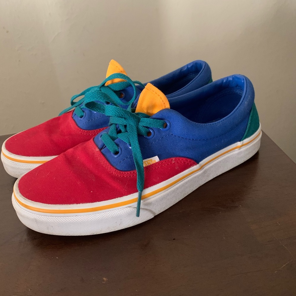 Red Blue Yellow Vans